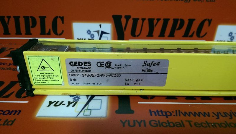 CEDES SAFE4 EMITTER S4S-AEF2I-KF6-ACD5D - PLC DCS SERVO Control MOTOR POWER SUPPLY IPC ROBOT